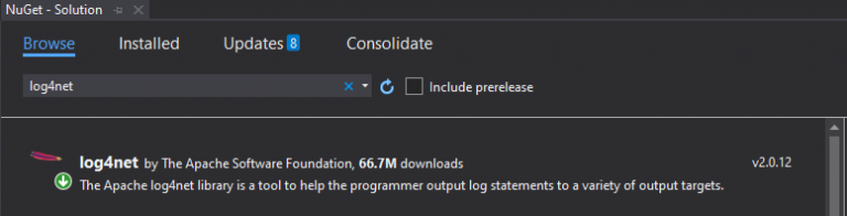 Log4net C# - Instalación y guía rápida para VS2019 - La trinchera divergente