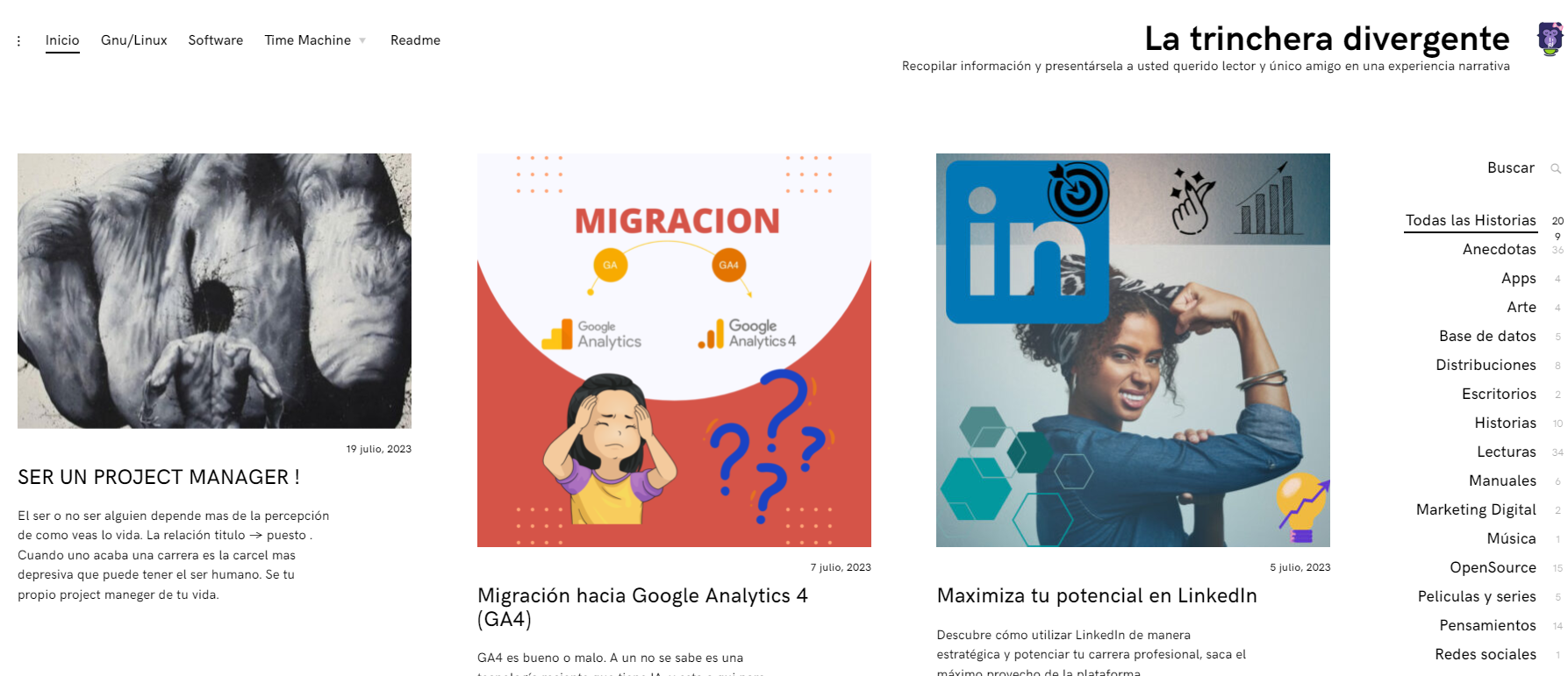 La trinchera divergente - Recopilar información y presentársela a usted ...